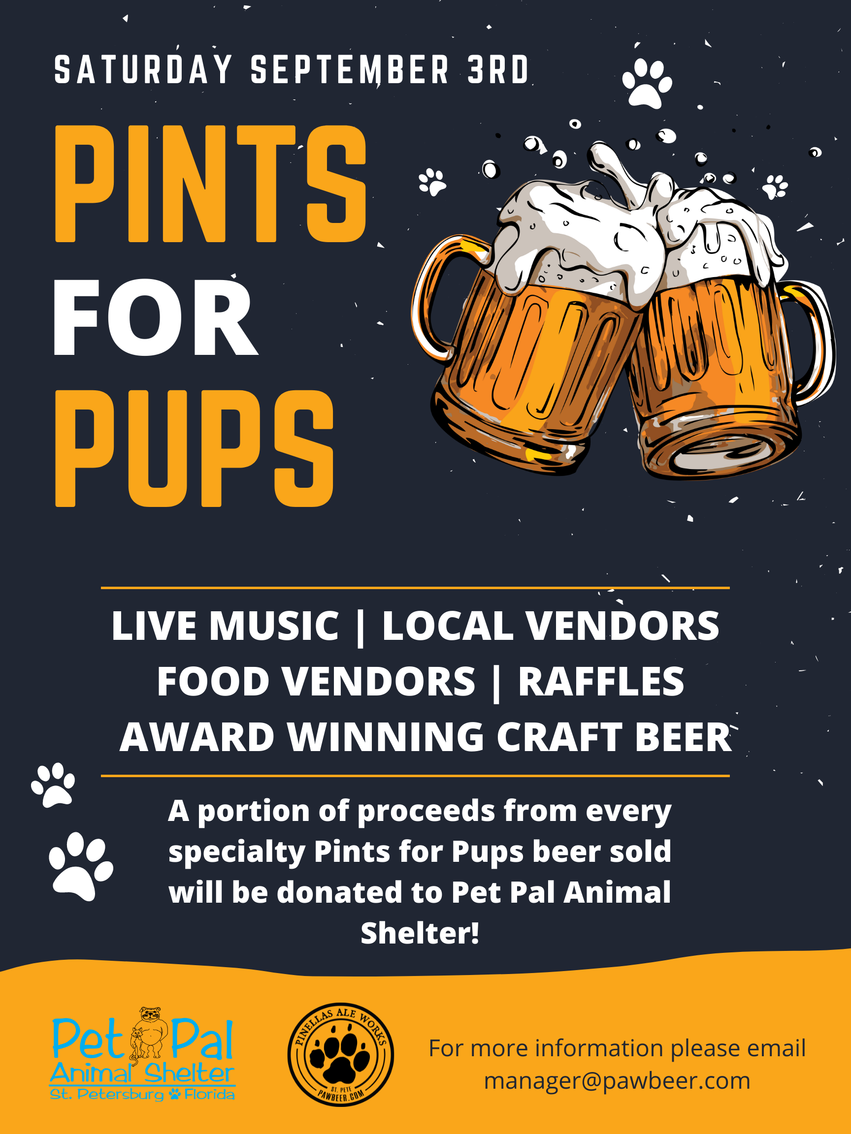 Pints for Pups Event - Pinellas Ale Works